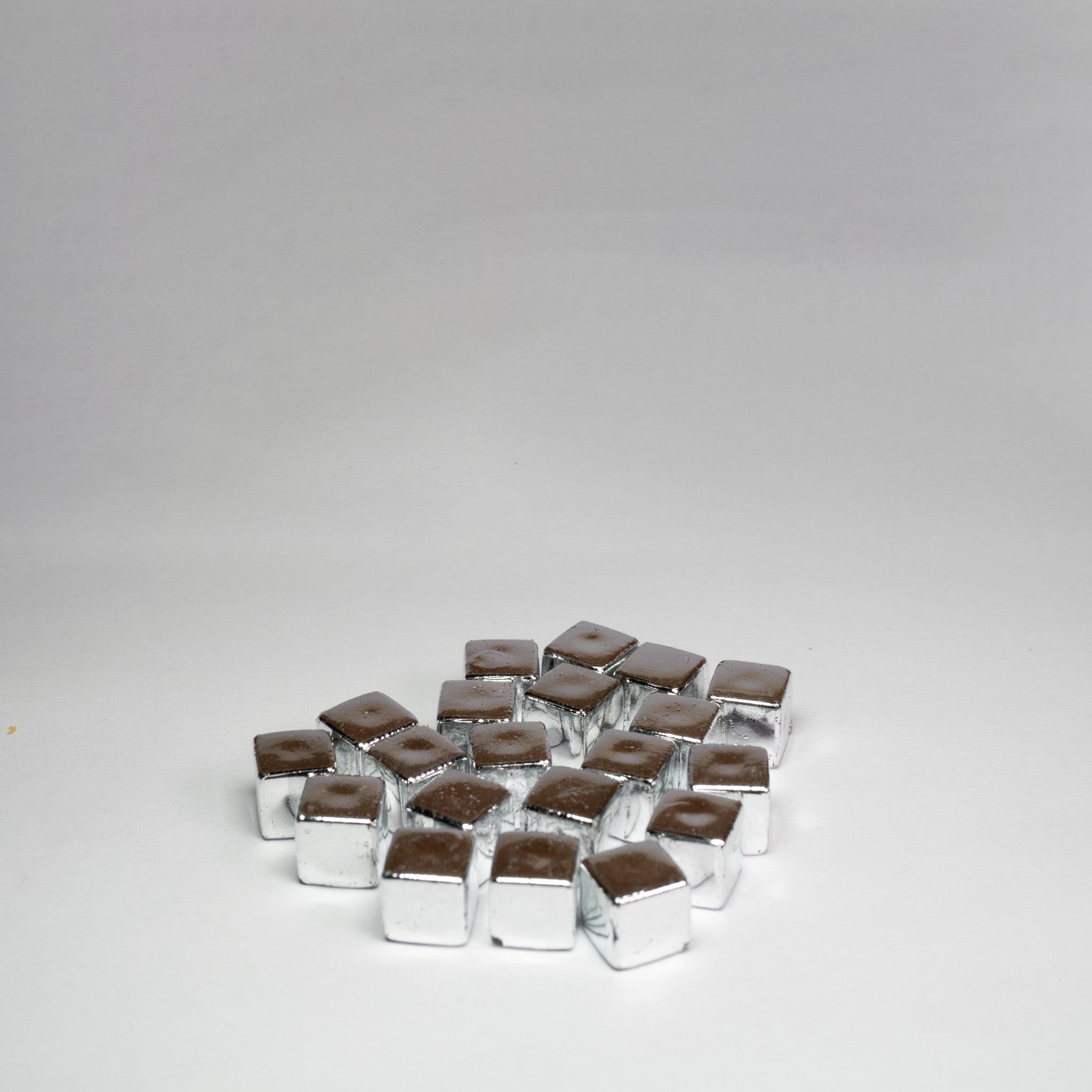 Opaque Silver 8mm Acrylic Cube For Board Games – Tabletop Supply
