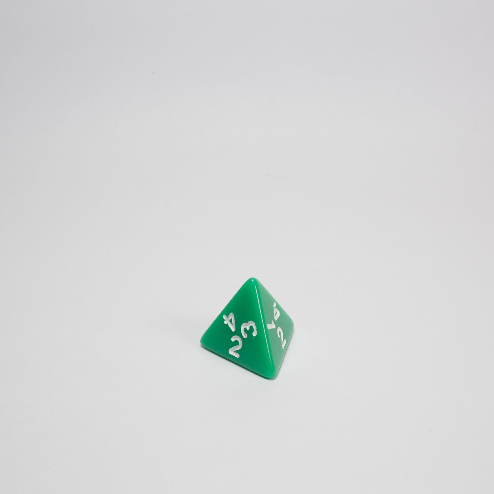 Green Acrylic D4 Dice – Tabletop Supply
