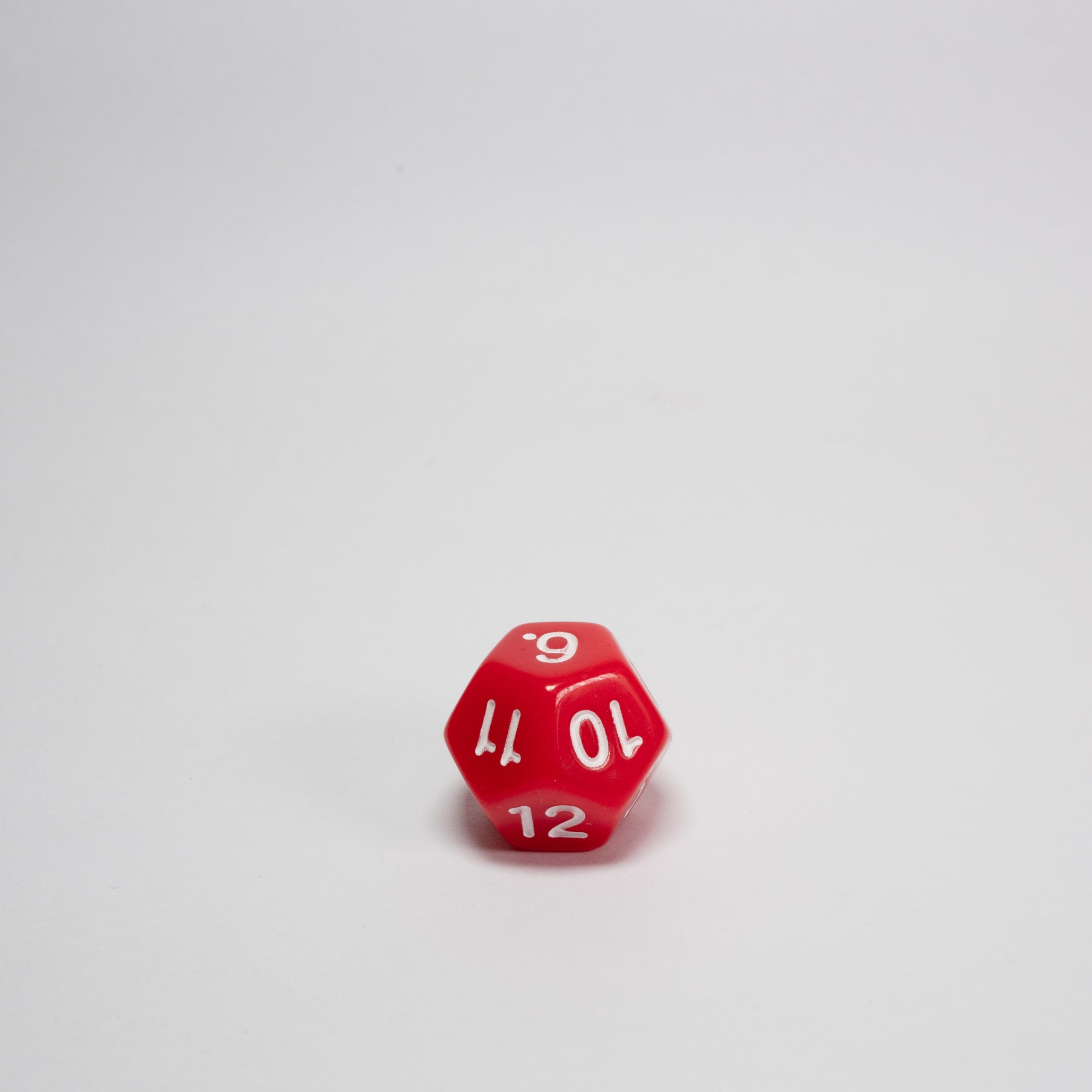 Red Acrylic D12 Dice – Tabletop Supply