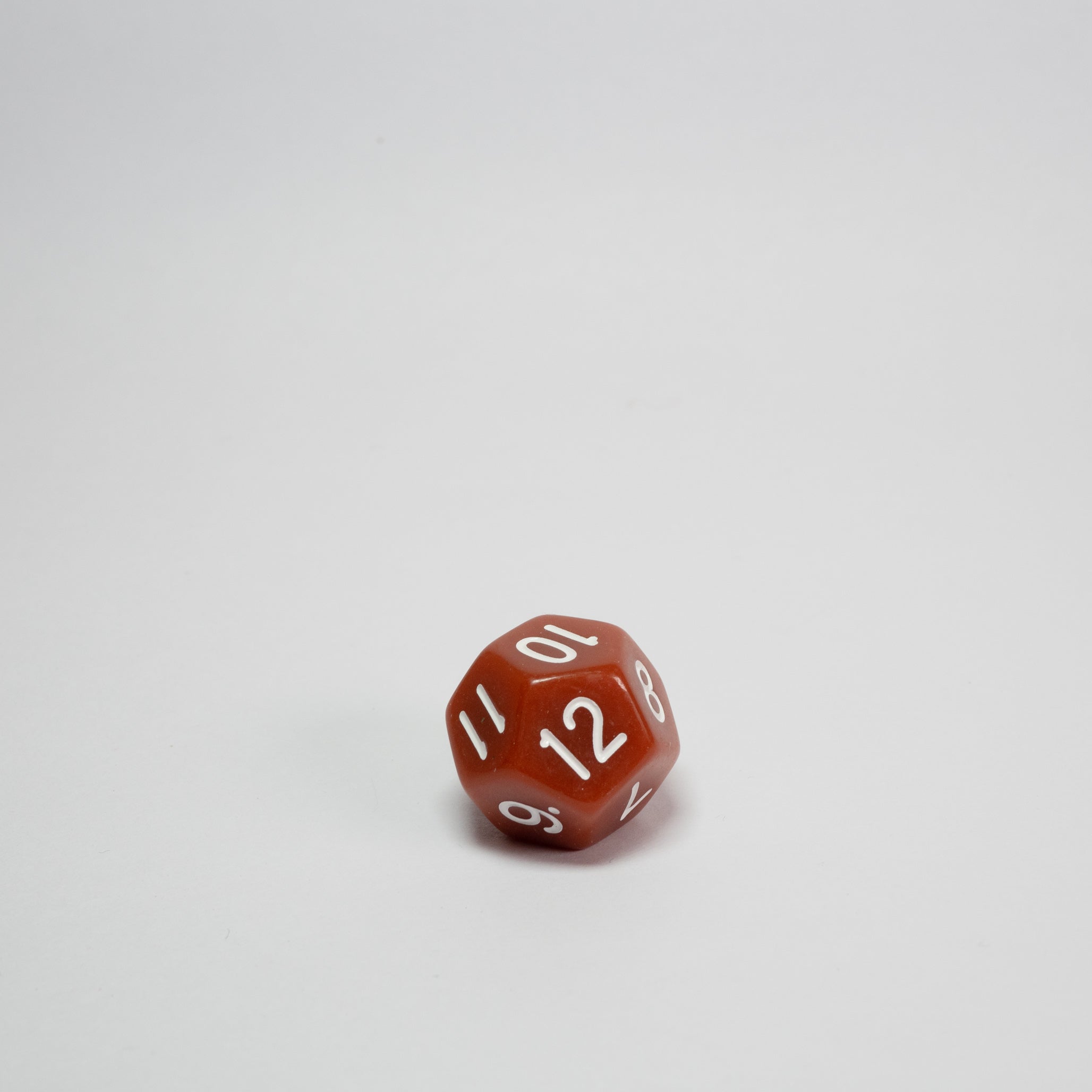 Brown Acrylic D12 Dice – Tabletop Supply