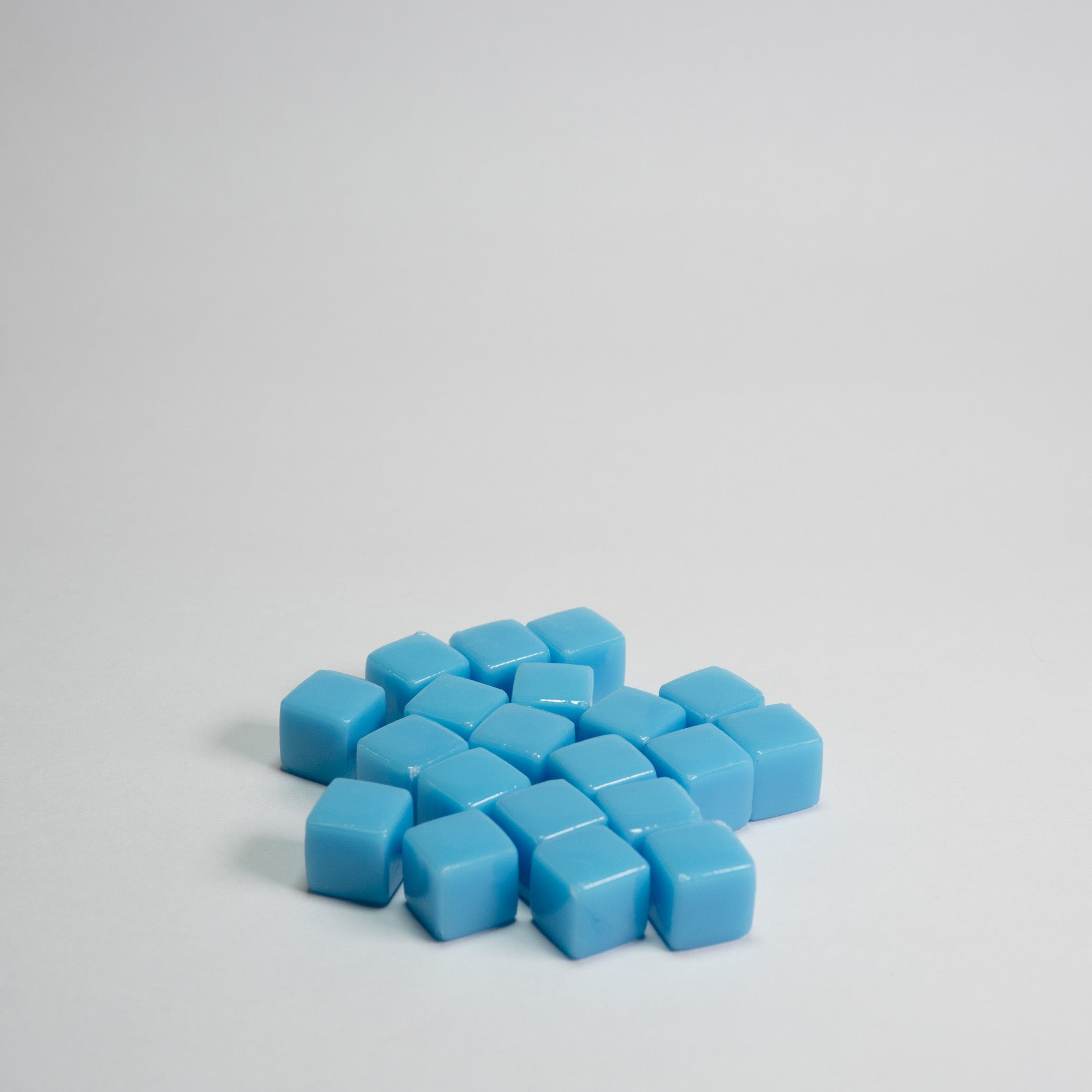 Opaque Light Blue 8mm Acrylic Cube For Board Games – Tabletop Supply